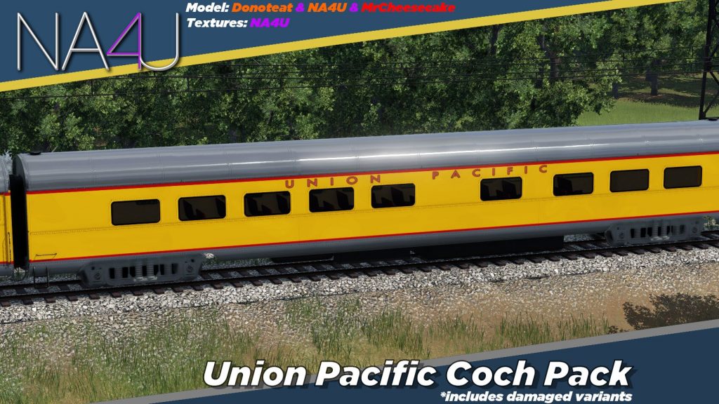 Union Pacific P85 Coach Pack | Transport Fever 2 Mod Download