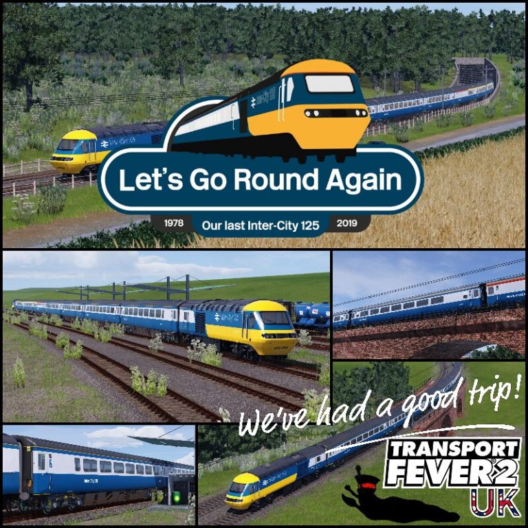 LNER Lets Go Round Again! HST Railtour set | Transport Fever 2 Mod Download