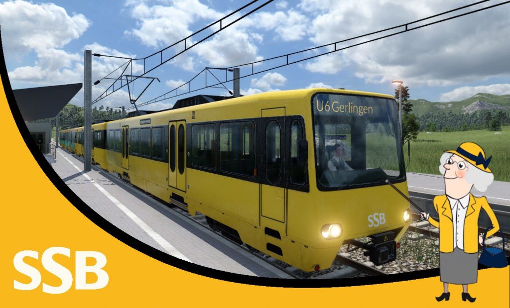 SSB Duewag Dt8.4 Stuttgart | Transport Fever 2 Mod Download