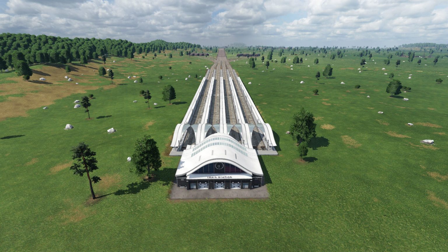 THE TRAIN DRAG RACE! | Transport Fever 2 Mod Download