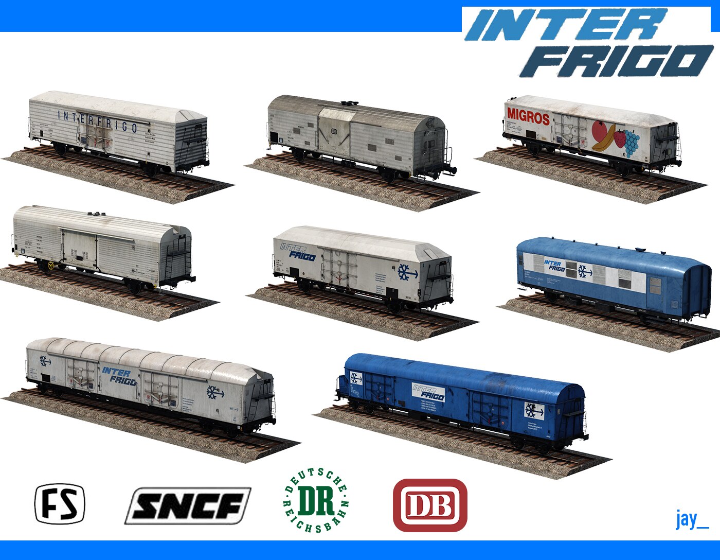 European Refrigerator Cars – Interfrigo (1968 – 2000) | Transport Fever ...