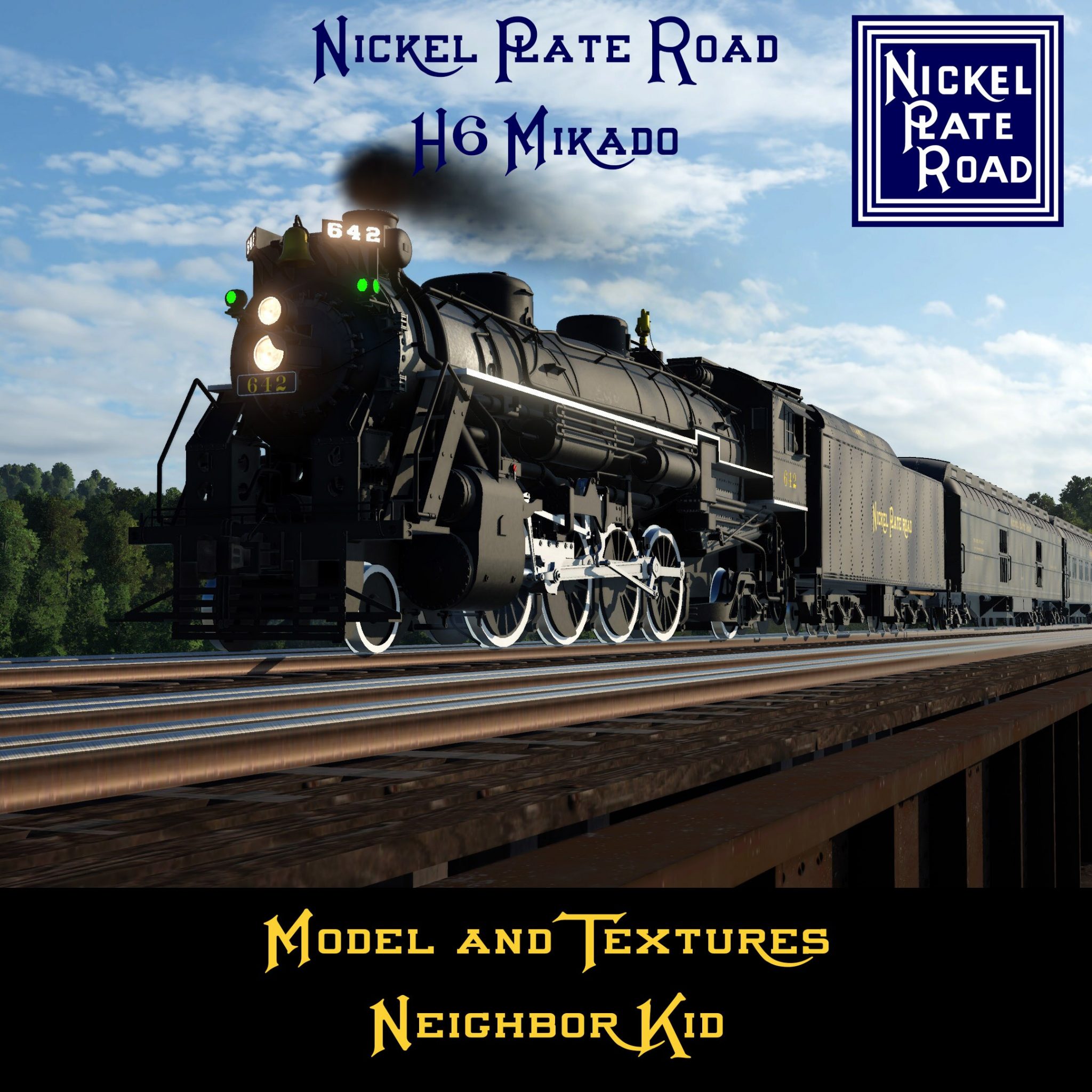Nickel Plate Road H6 Mikado | Transport Fever 2 Mod Download