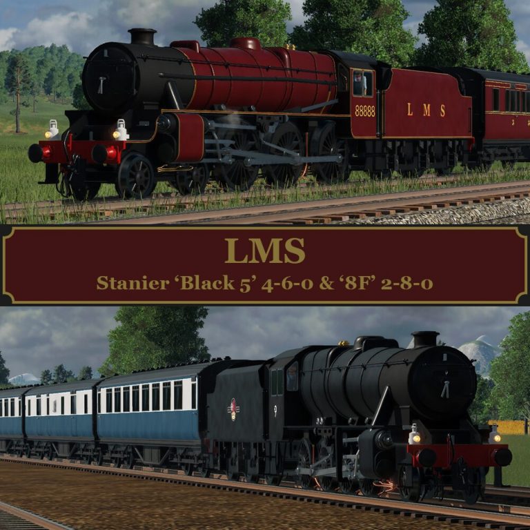 LMS Stanier Black 5/8F | Transport Fever 2 Mod Download