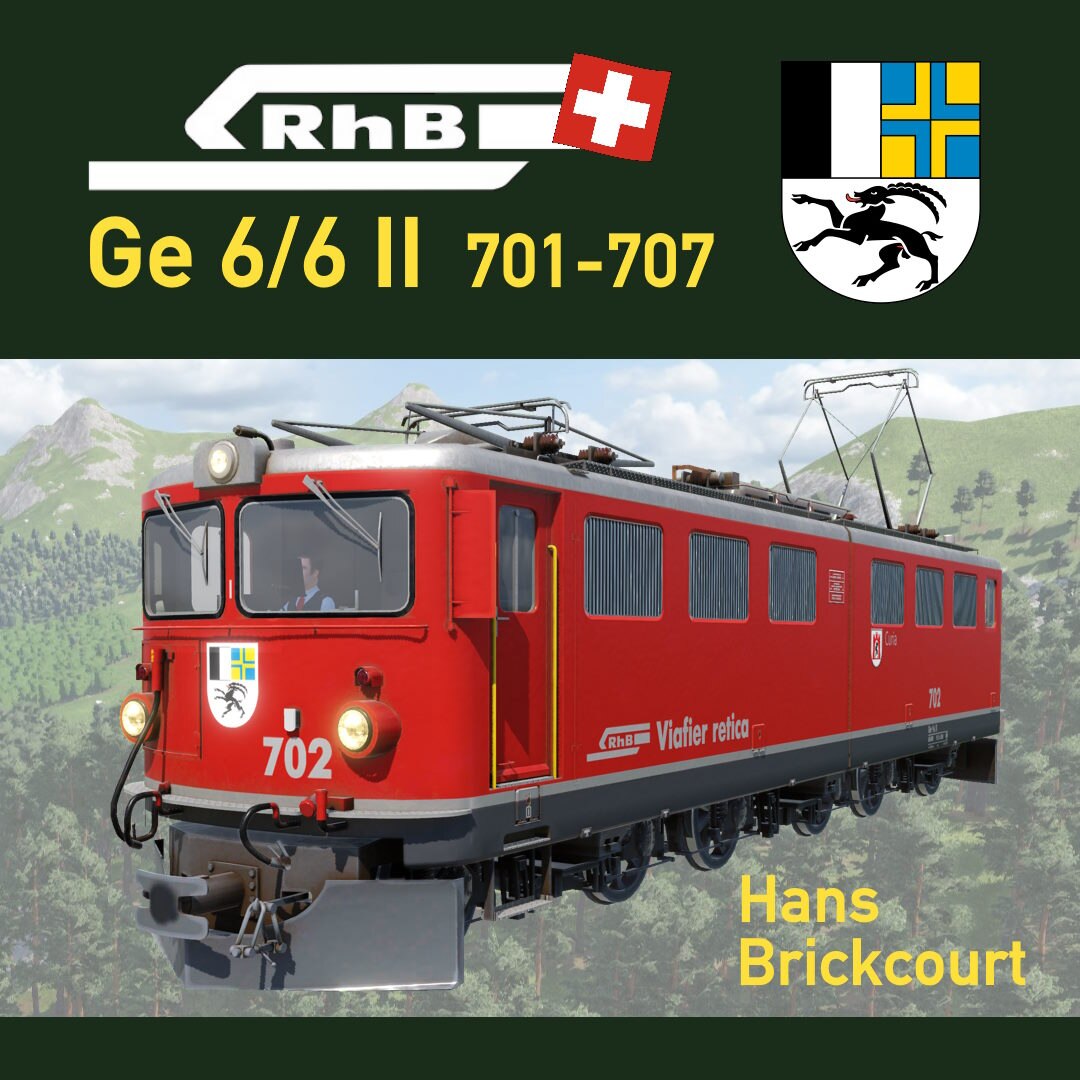 RhB Ge 6/6 II 701 – 707 | Transport Fever 2 Mod Download