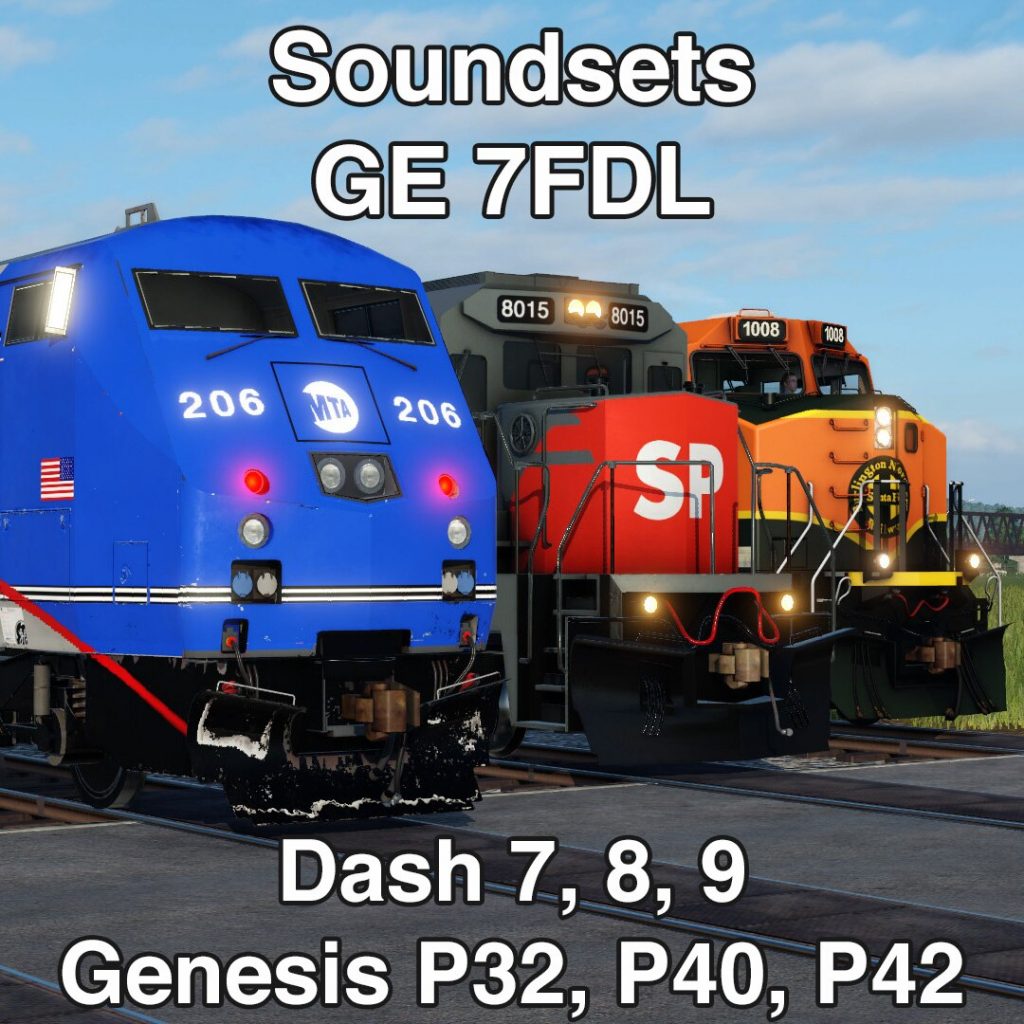 Soundsets: GE 7FDL (Dash 8, Dash 9, Genesis) | Transport Fever 2 Mod ...