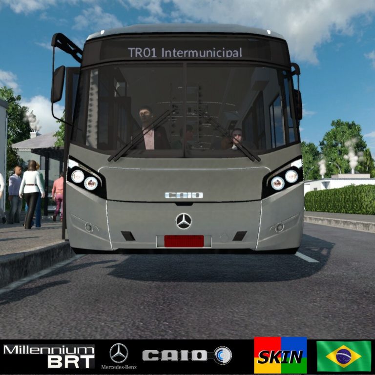 Caio Millennium BRT | Transport Fever 2 Mod Download